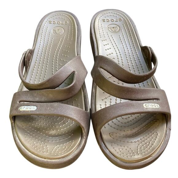 CROCS | Shoes | Crocs Swiftwater Womens Cross Strap Slide Sport Low ...